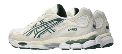 ASICS Unisex GEL-NYC Ivory/Forest Night | Sneaker District