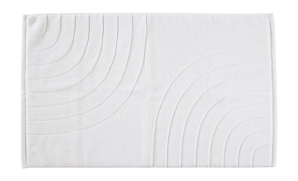 Badmat Zone Denmark Time White | Stijlvol in Huis