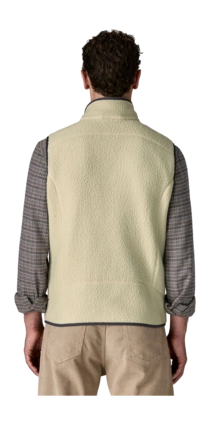 Body Warmer Patagonia Men Retro Pile Vest Pelican with Smolder Blue ...