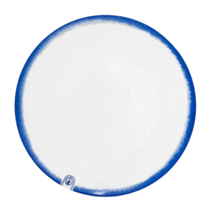 Dinerbord Pip Studio Pip & The Blue Bird Dip Dye White 30 cm | Kookexpert