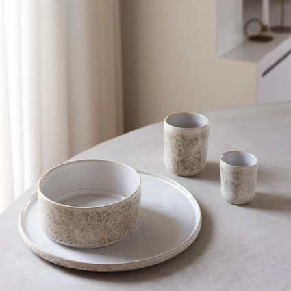 Essteller Salt & Pepper Faro Beige 25,5 Cm (4er Set) | Kochexperte