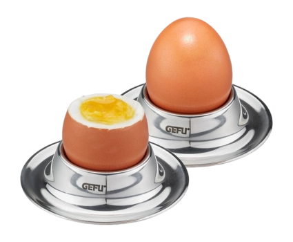 Egg Cup Gefu Ovo Silver (2-piece) | Cookwarestore