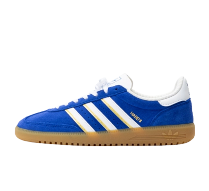 adidas Hand 2 Semi Lucid Blue / Footwear White / Matte Gold | Sneaker ...