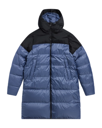 Jacke Bergans Oslo Down Parka Unisex Granite Blue / Black ...