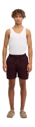 Korte broek Colorful Standard Men Organic Twill Shorts Oxblood Red ...