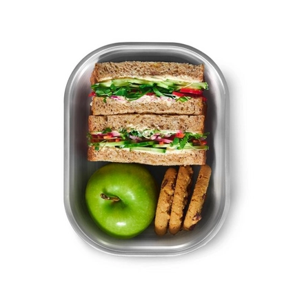 Lunchbox Black+Blum Meal Prep Food Box Large Grey | Cookwarestore