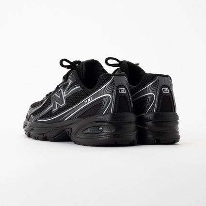 New Balance Kids GR740BM Black/Silver Metallic | Sneaker District