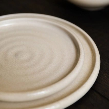 Frühstücksteller Salt & Pepper Mochi Beige 20,5 cm (4er Set) | Kochexperte