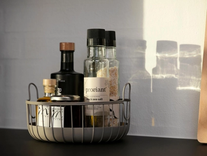 Opbergmand Zone Denmark Basket Taupe 22 x 8 cm | Stijlvol in Huis