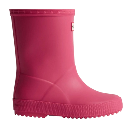 Bottes de Pluie Hunter Enfant Original First Wellington Bright Pink ...
