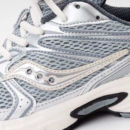 Saucony Women Ride Millennium Silver/Cream | Sneaker District