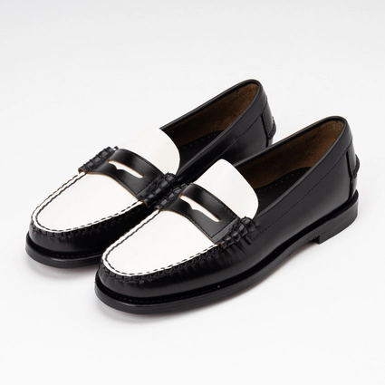Sebago Women Classic Dan Black White | Sneaker District
