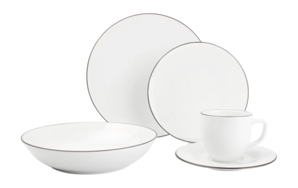 Servies Salt & Pepper Puro White (20er Set) | Kochexperte