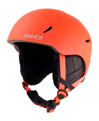 Ski Helmet Sinner Crest Matte Orange Neon 25 | Outdoorsupply.co.uk
