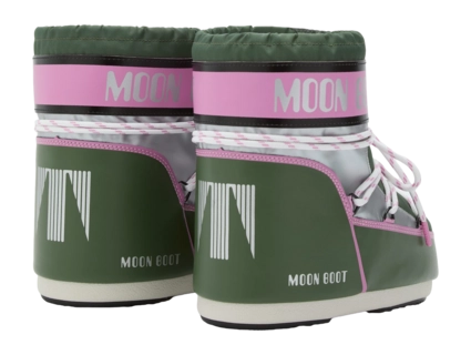 Schneestiefel Moon Boot Icon Low Space Racing Unisex Forest Green ...