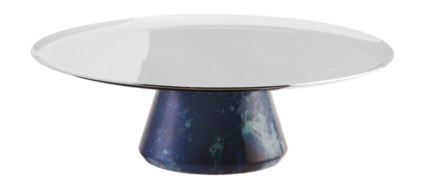 Cake Stand Sambonet Madame S/Steel Base Resin Blue Lapis Lazuli ...