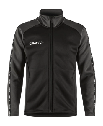Veste d’Entraînement Craft Enfant Squad 2.0 Full Zip Black-Granite ...