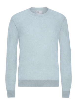 Jumper Colorful Standard Men Light Merino Wool Crew Polar Blue ...