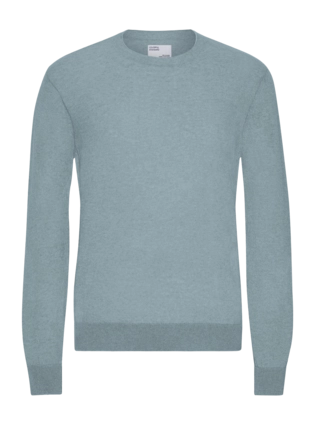 Jumper Colorful Standard Men Light Merino Wool Crew Stone Blue ...
