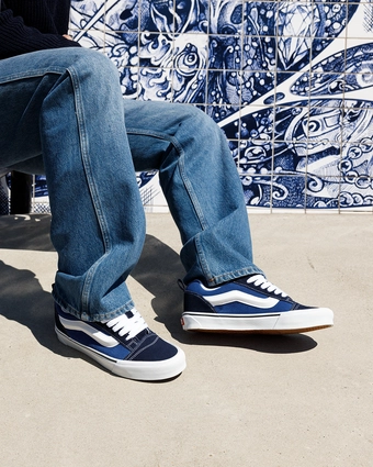 Vans Knu Skool Navy True White | Sneaker District COM