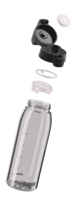 Waterfles Sigg Total Color One Transparent 1,0L | Outdoorsupply