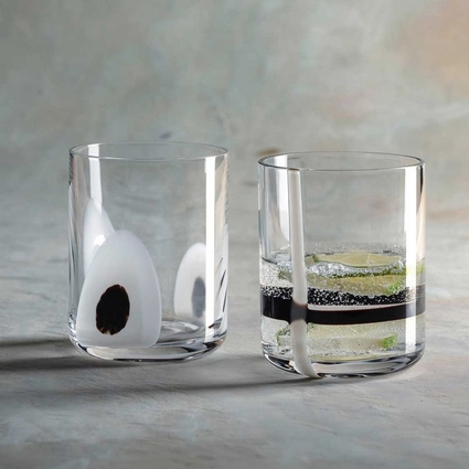 Wasserglas Leonardo Banda Nera 300 ml (2er Set) | Kochexperte