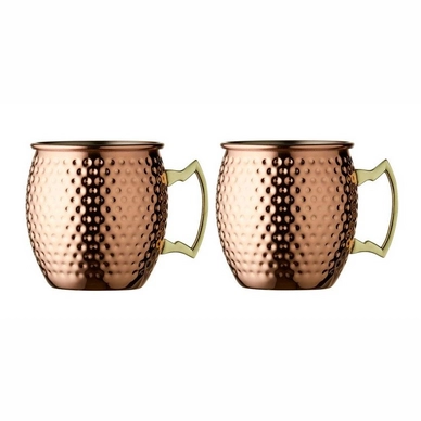 Moscow Mule Becher Lyngby Copper 400 ml (2-Stück) | Kochexperte