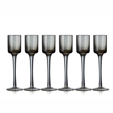 Shot glass Lyngby Glass Aquavit Gray 50 ml (6-piece) | Cookwarestore