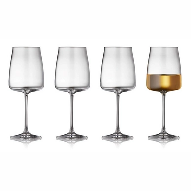 Verre à Vin White Lyngby Verre Krystal Zero Clear 430 ml (4 Pièces ...