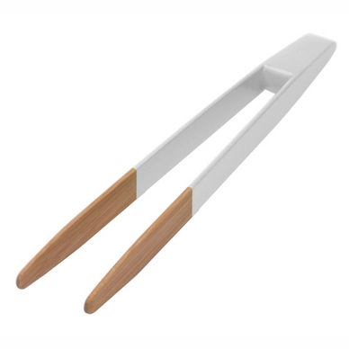 Toaster-Zange Pebbly White 24 cm | Kochexperte