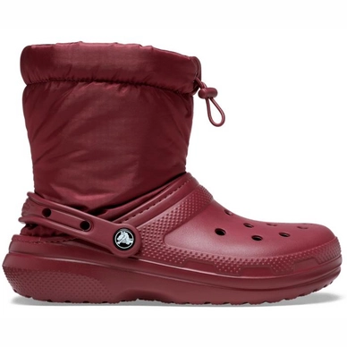 Schneestiefel Crocs Unisex Classic Lined Neo Puff Boot Garnet | Etrias.de