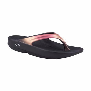 Slipper OOfos Women OOlala Luxe Rose Gold | Schoenfashion