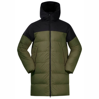 Jacke Bergans Unisex Oslo Urban Down Parka Dark Olive Green/Black ...