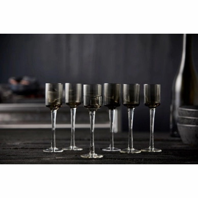 Shot glass Lyngby Glass Aquavit Gray 50 ml (6-piece) | Cookwarestore