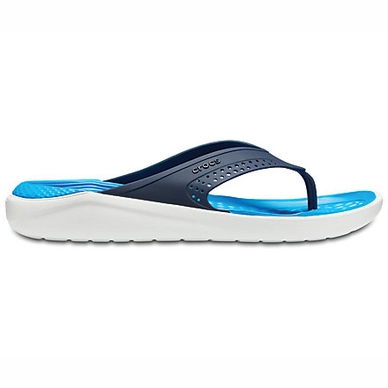Flip Flop Crocs LiteRide Flip Navy White | Fashionschuh