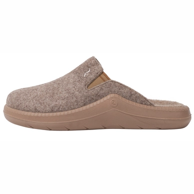 Pantoffel Romika Women Mokasso 2.0 Felt Brown | Bedsupply