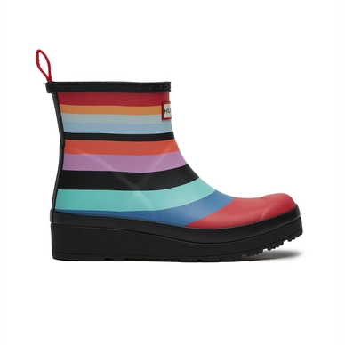 Bottes en Caoutchouc Hunter Women Play Short Multi Stripe | Bottespluie