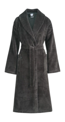 Badjas Vandyck Unisex Beaumont Anthracite | Badkamerstore