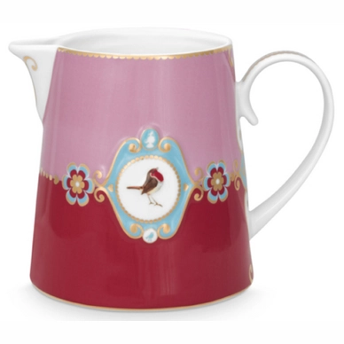 Milk Jug Pip Studio Love Birds Medallion Red-Pink 270 ml (Set of 4 ...
