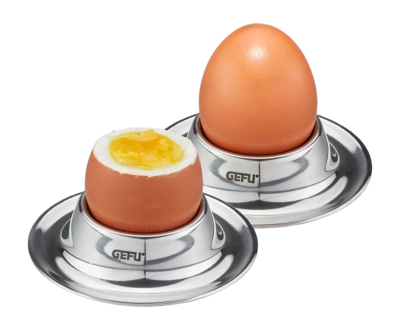 Egg Cup Gefu Ovo Silver (2-piece) | Cookwarestore