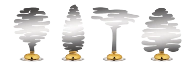 Kerstdecoratie Alessi Barkplace Tree Porcelain (Set van 4) | Kookexpert