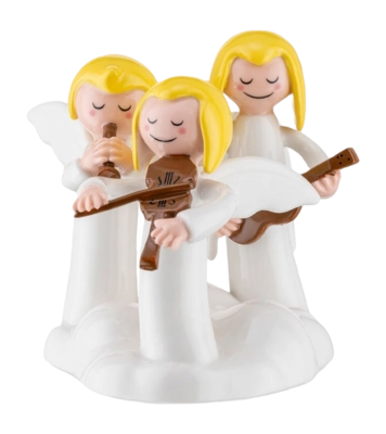 Kerstdecoratie Alessi Happy Eternity 3 Angels White | Kookexpert