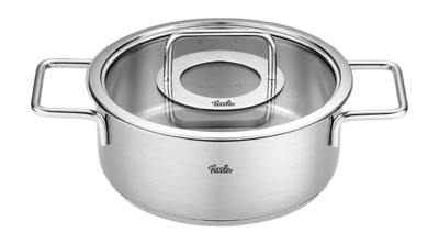 Cooking Pot Fissler Pure Collection Low with Glass Lid 24 cm ...