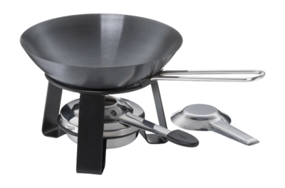 Mini Wok Kela Joy mit Rechaud Schwarz 18 cm | Kochexperte