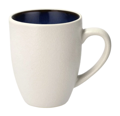 Mug Bitz Gastro White / Dark Blue 300 ml (Set of 4) | Cookwarestore