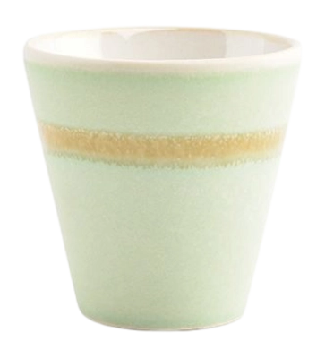 Mug Salt & Pepper Flow Green 180 ml (Set of 4) | Cookwarestore