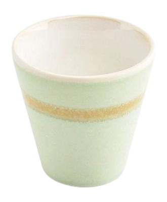 Mug Salt & Pepper Flow Green 180 ml (Set of 4) | Cookwarestore