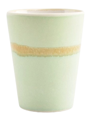 Mug Salt & Pepper Flow Green 370 ml (Set of 4) | Cookwarestore