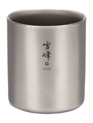 Mug Snow Peak Titanium Double Wall Stacking H200 | Cookwarestore