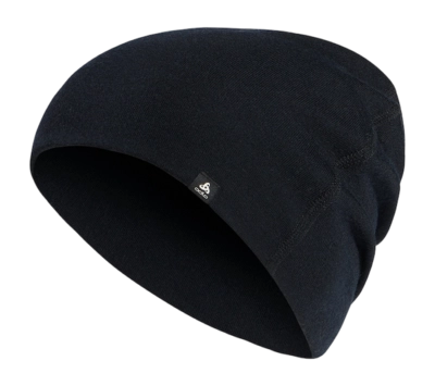 Beanie Odlo Unisex Merino Warm Black | Outdoorsupply.co.uk
